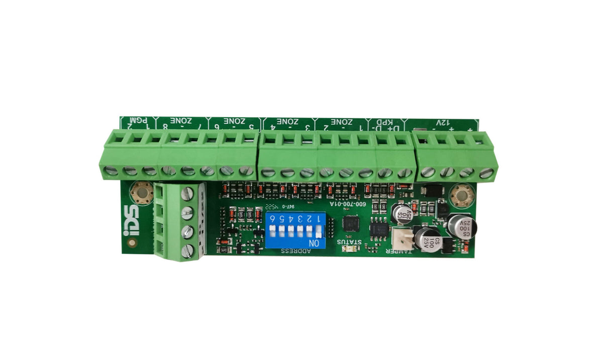 IDS XSeries 8 Zone Key Bus Smart Zone Expander Module — SecureRite