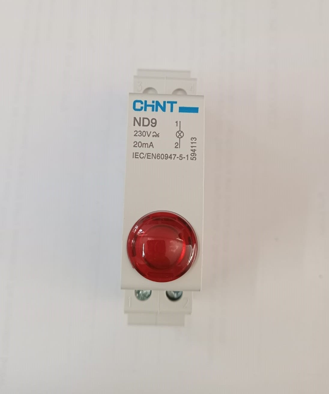 Chint Red LED Indicator 230V DIN — SecureRite