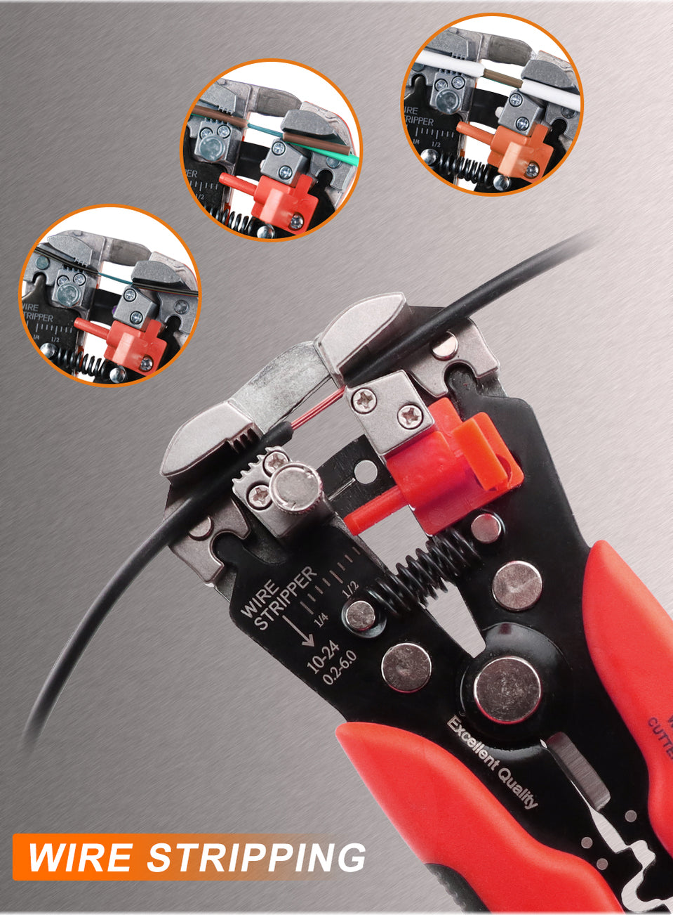 Wire Tool Cable Wire Stripper Cutter Crimper Automatic Multifunctional ...