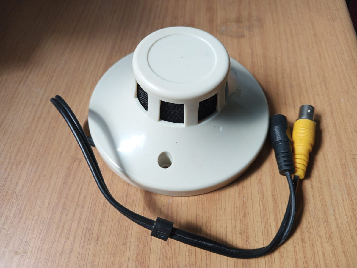 CCTV Hidden Camera - Smoke Detector Type - Ceiling Mount — SecureRite