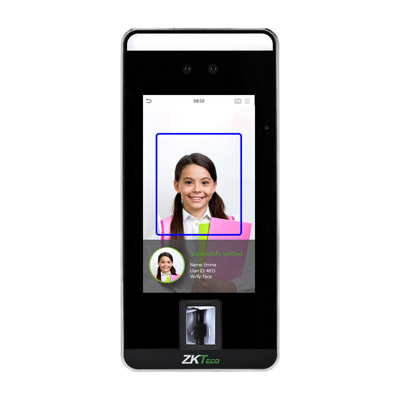 ZKTeco SpeedFaceV5LP Multi-Biometric Reader Face Palm & Fingerprint ...