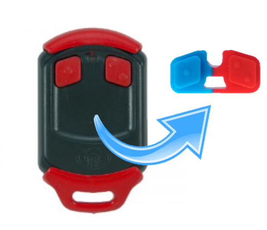Centurion Spare Rubber Buttons for Classic 2 Button Remote — SecureRite