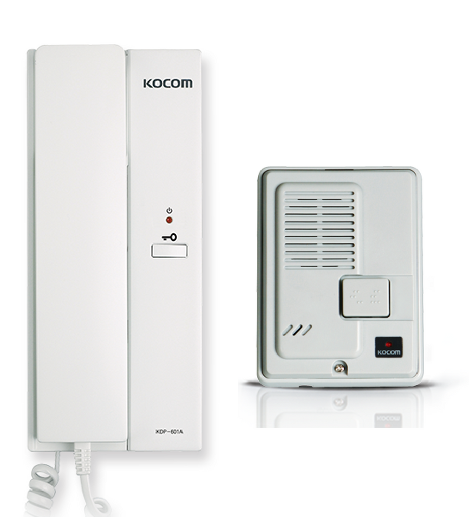 Kocom 6V Audio Intercom Kit- KDP-601D/DS-2D — SecureRite