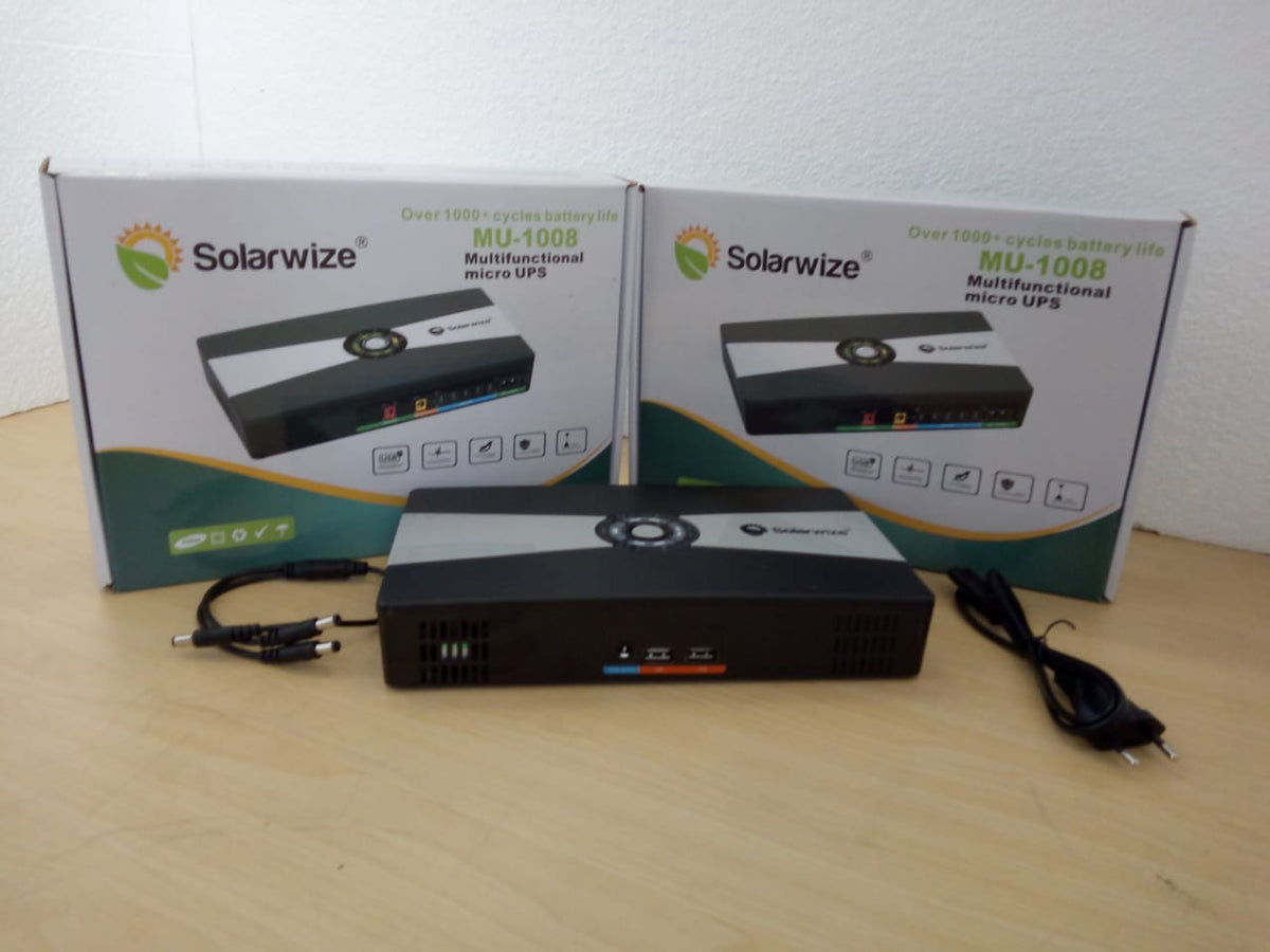 Solarwize 9V/12V/19V Multifunction Micro UPS — SecureRite