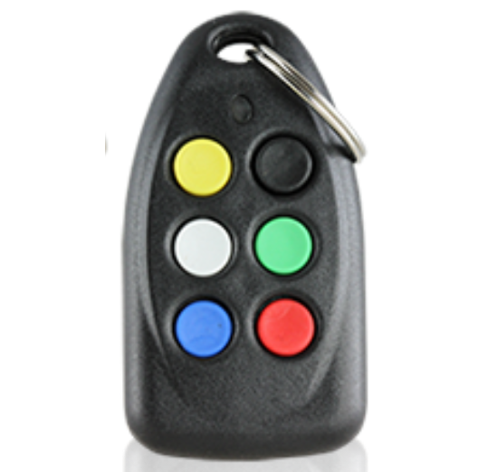 Sherlo 6 Button 433MHz Code Hopping Remote Transmitter — SecureRite