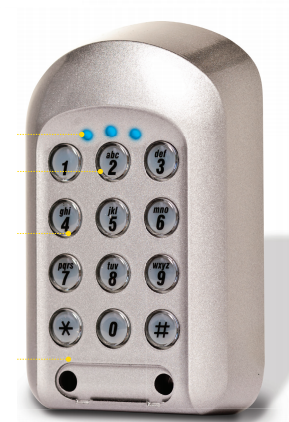 Comb MKII Temporary Access Password Visitor Keypad — SecureRite