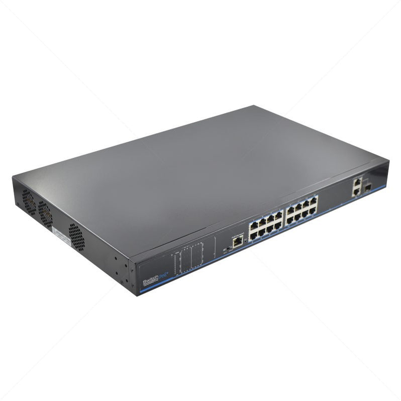 UTEPO 16 Port 10/100 PoE + 2 Gb TP + 1Gb SFP Uplink Switch — SecureRite